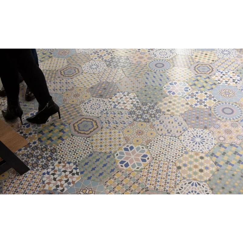 CODICER Kasbah Color MIX Płytka Gresowa Ścienno-Podłogowa 25x22 G1 - abcplytki.pl - Hex