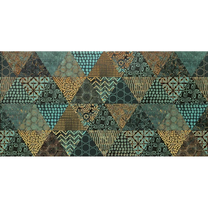 DOMINO (Tubądzin) Margot Green GEO Dekor Ścienny Mat. 30,8x60,8 G1 ...